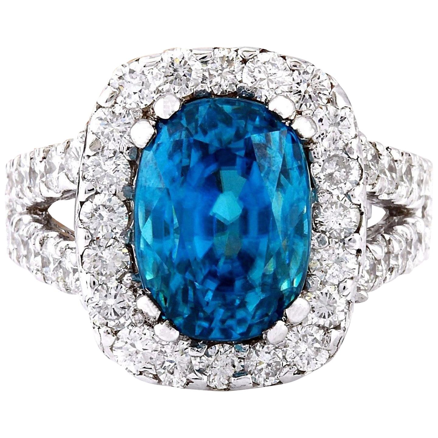 Blue Zircon Rings - 169 For Sale on 1stdibs