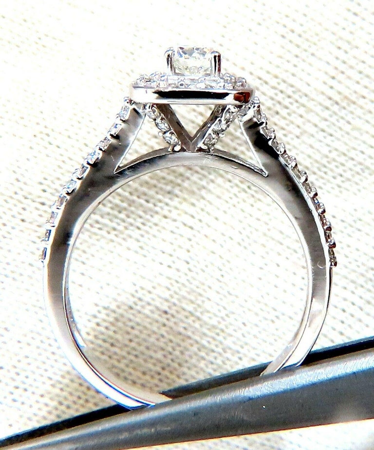 .95 Carat Natural Diamonds Split Shank Mod Ring 14 Karat For Sale (Free ...