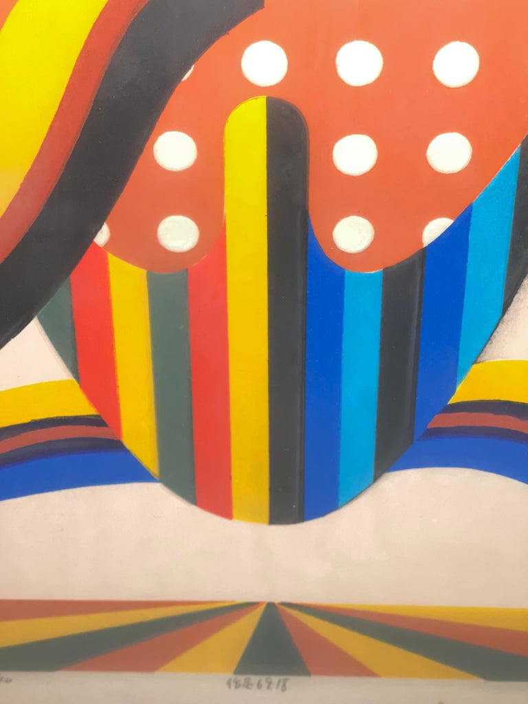 !969 Pop Art Lithograph by Ken Kusaka For Sale at 1stDibs