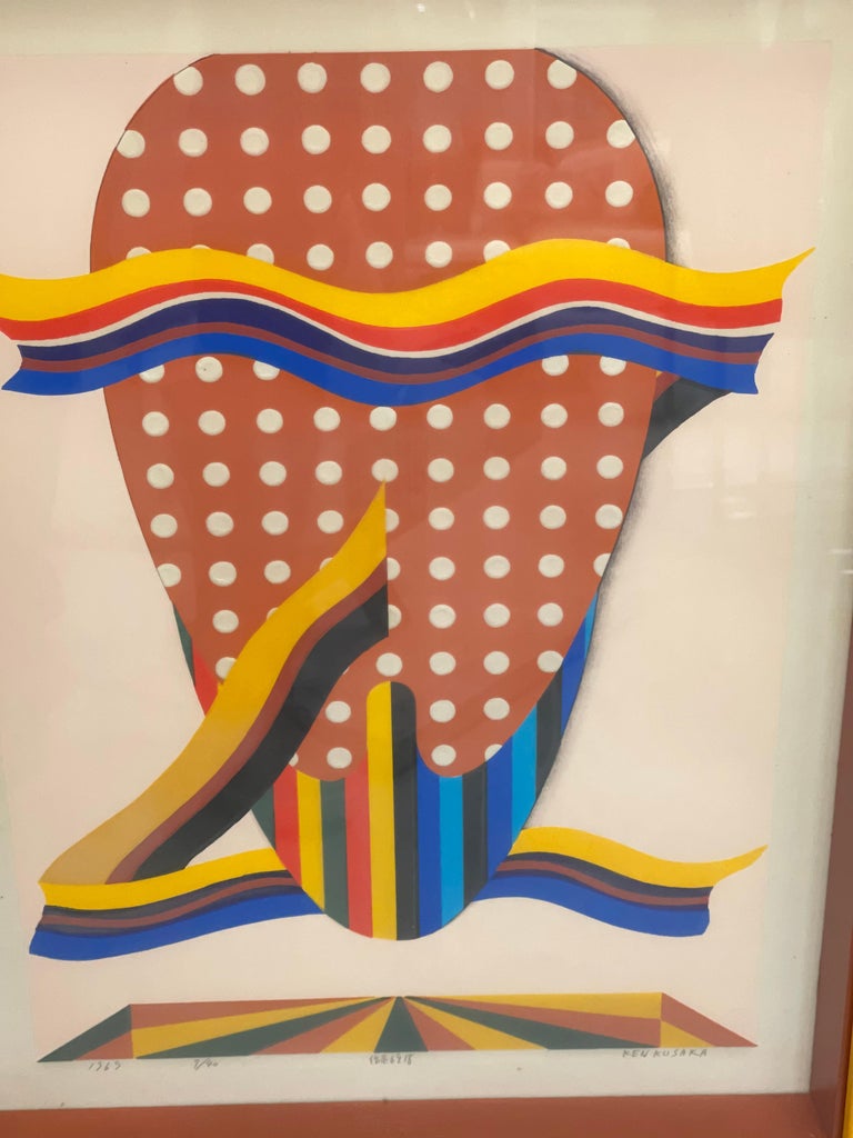 !969 Pop Art Lithograph by Ken Kusaka For Sale at 1stDibs