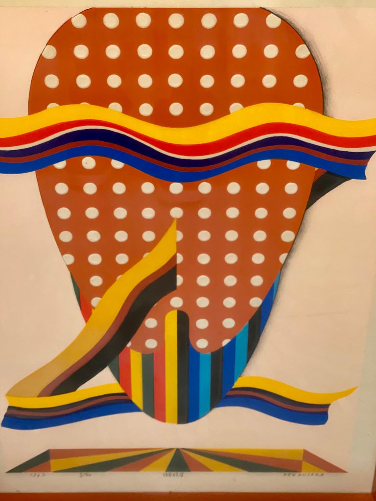 !969 Pop Art Lithograph by Ken Kusaka For Sale at 1stDibs