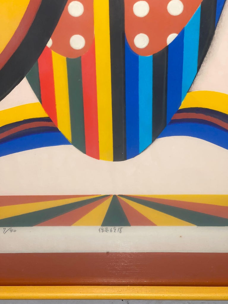 !969 Pop Art Lithograph by Ken Kusaka For Sale at 1stDibs