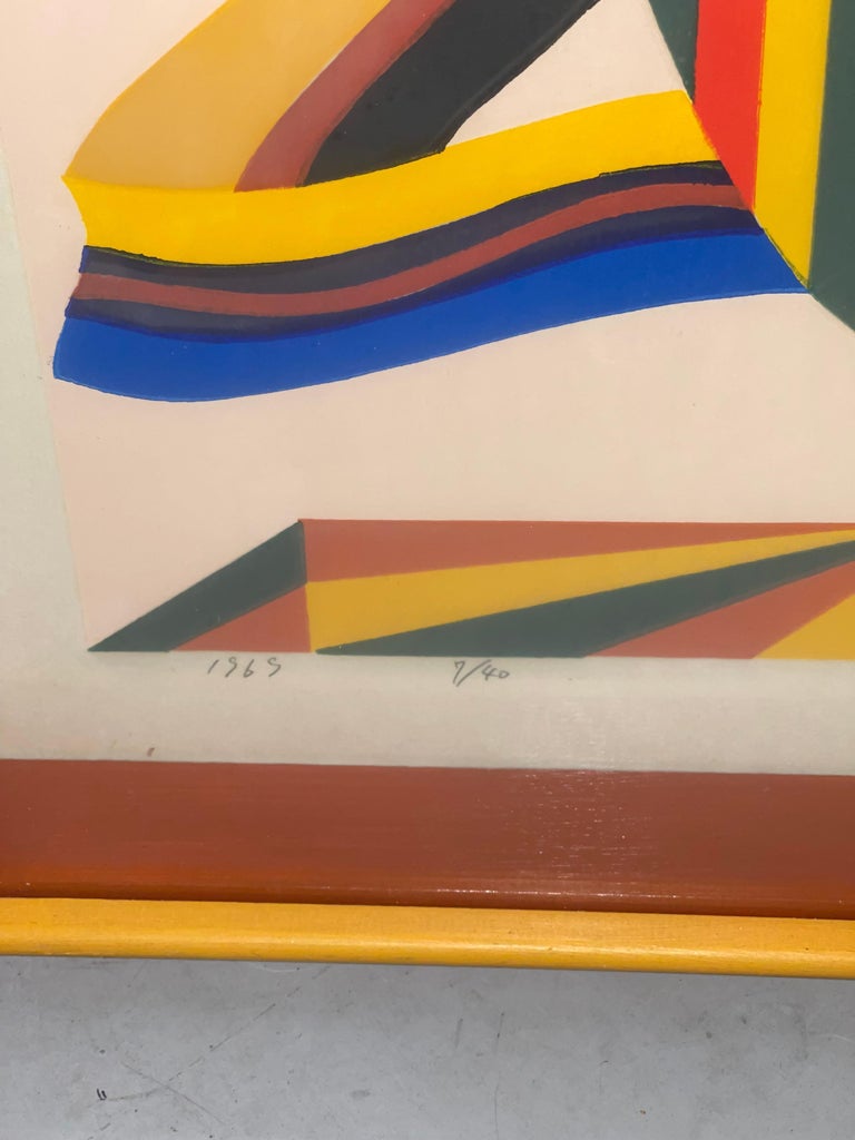 !969 Pop Art Lithograph by Ken Kusaka For Sale at 1stDibs