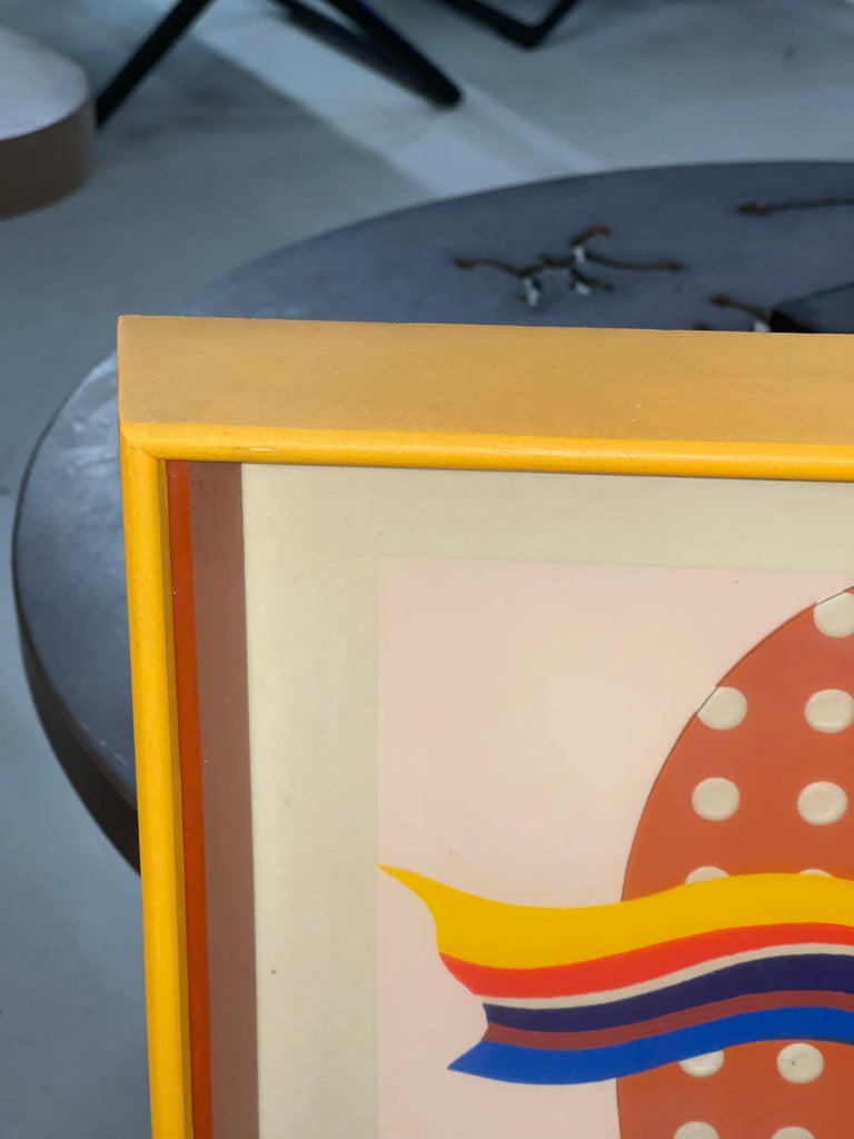 !969 Pop Art Lithograph by Ken Kusaka For Sale at 1stDibs