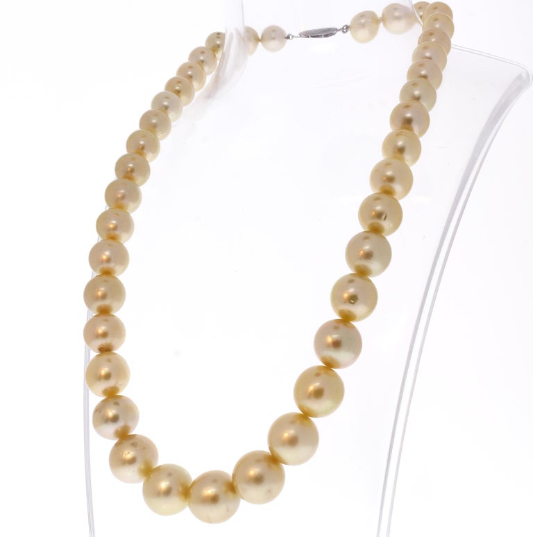Cream Color Pearl Necklace For Sale at 1stDibs | cream pearl necklace ...