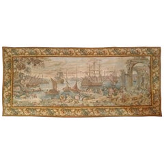 Large Gobelins Halluin Flanders Large Wall Tapestry For Sale at 1stDibs