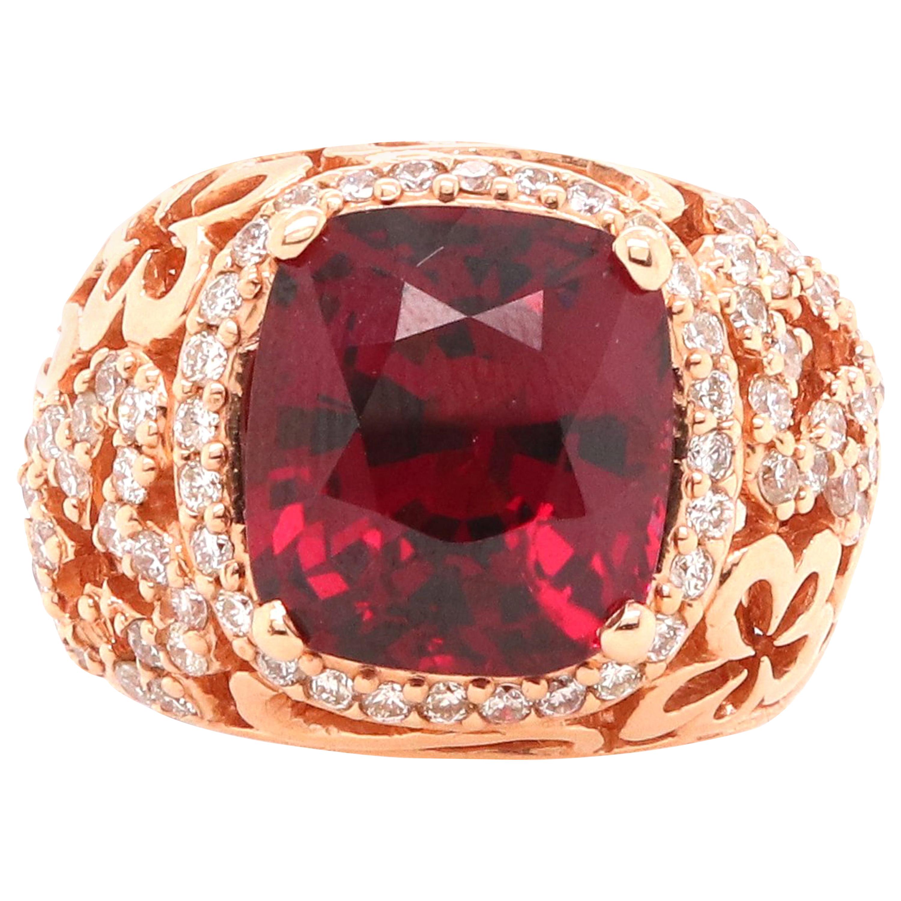 POMELLATO Harem Rhodolite Garnet Rose Gold Ring For Sale at 1stDibs