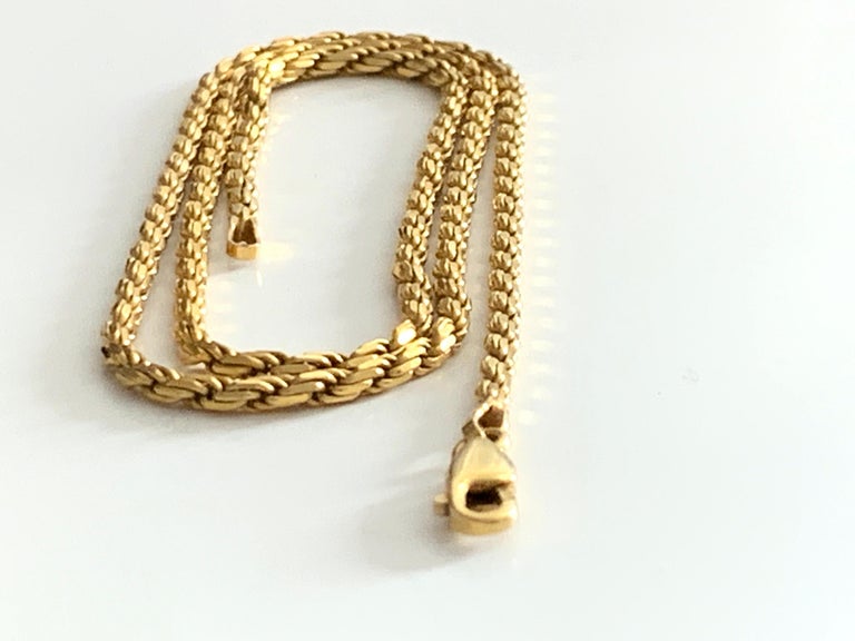 9ct 375 Gold Chain at 1stDibs
