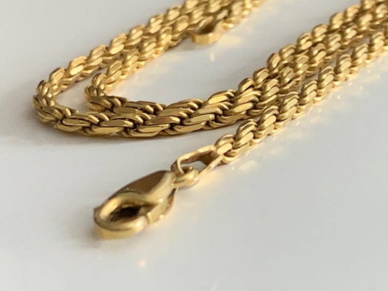 9ct 375 Gold Chain at 1stDibs