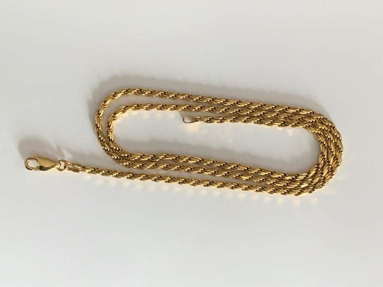 9ct 375 Gold Chain at 1stDibs
