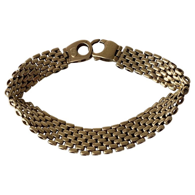 9ct 375 Gold Bracelet For Sale at 1stDibs