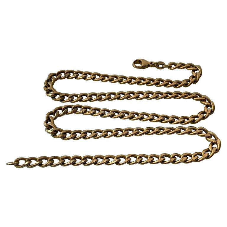 9ct 375 Vintage Gold Chain at 1stDibs | 375 gold chain, 375 gold