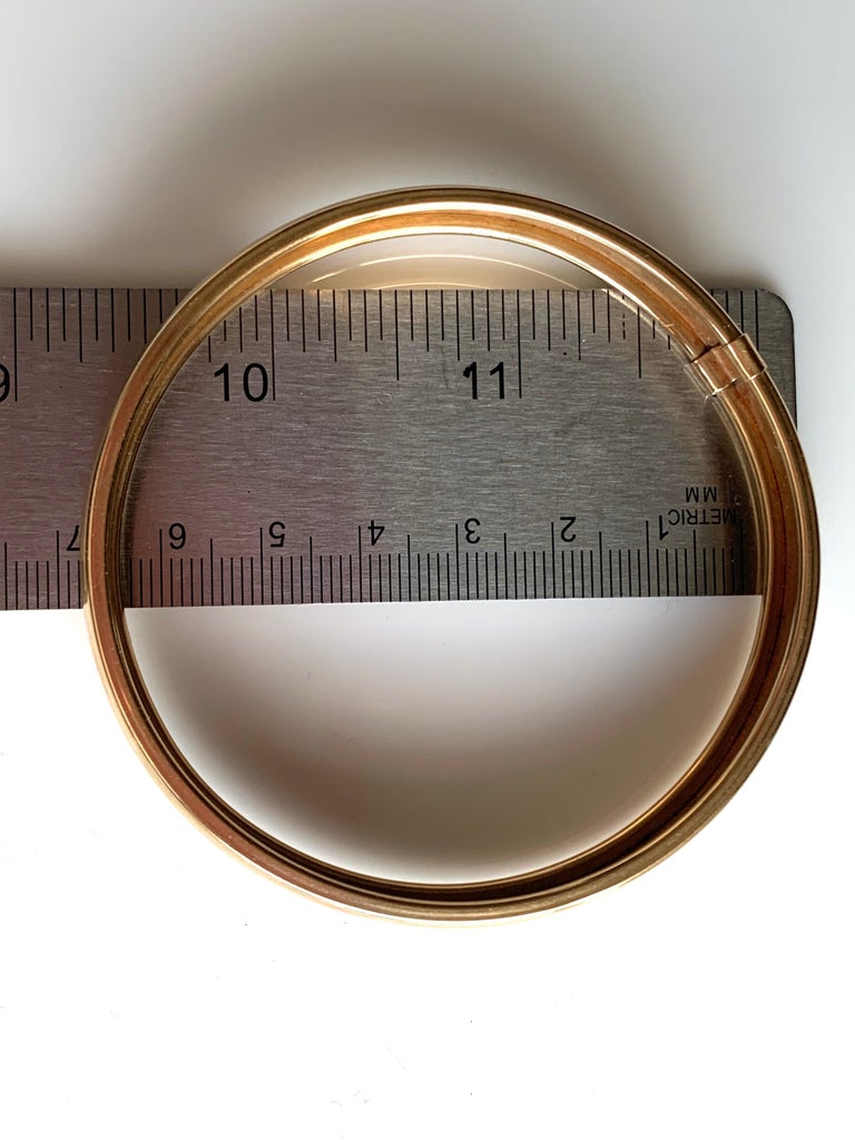 9ct Gold Bangle, Circa 1980s For Sale at 1stDibs