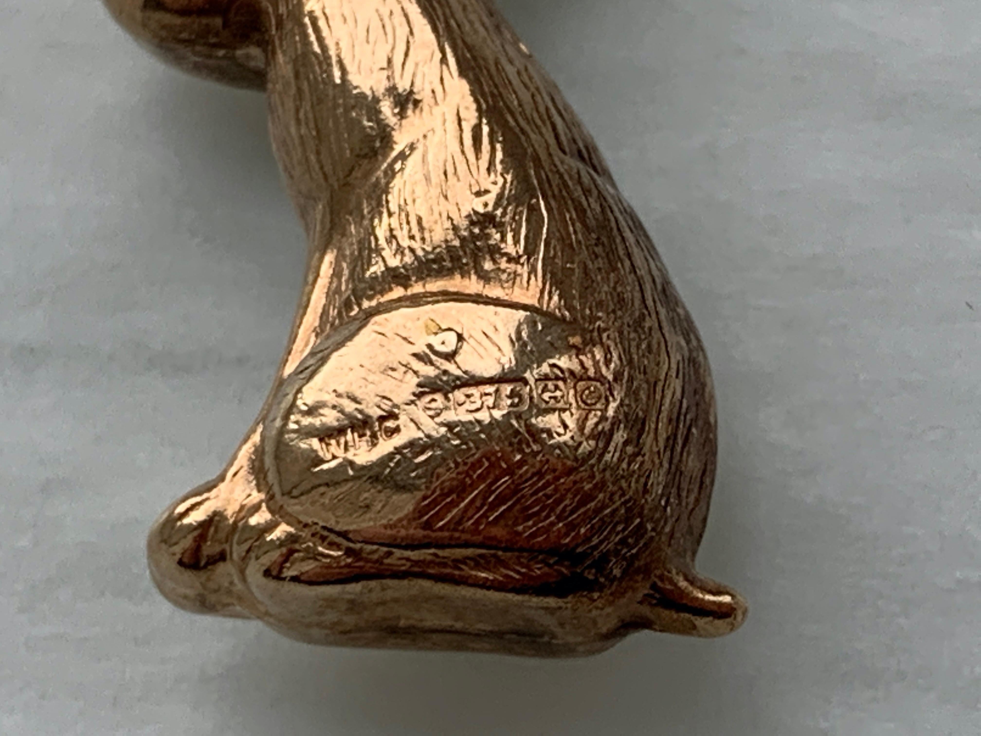 9ct Gold Bonzo Dog Pendant For Sale at 1stDibs | bonzo the dog