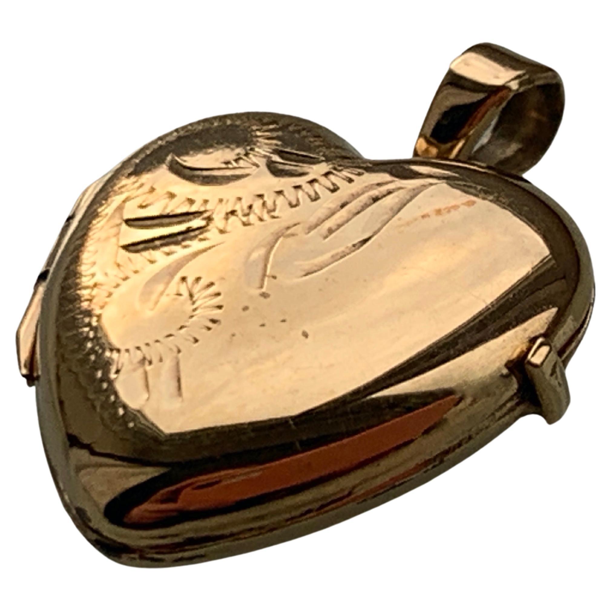 9ct Gold Locket For Sale at 1stDibs | gold locket cape town, where are ...