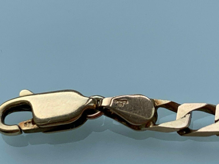 9ct Gold Modern Chain For Sale at 1stDibs