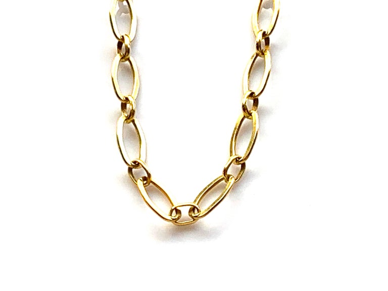 9ct Gold Slip over Chain For Sale at 1stDibs