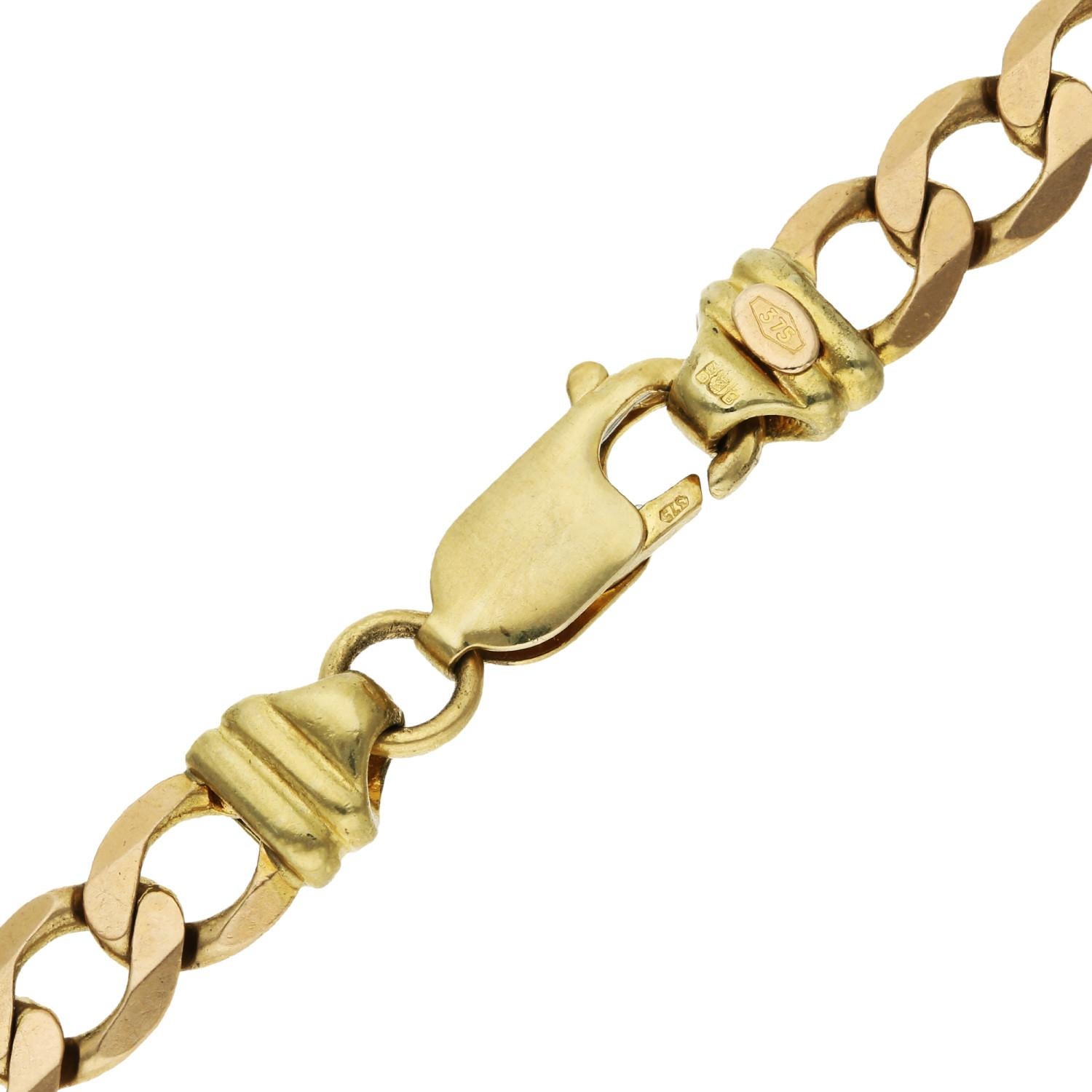 9ct Yellow Gold 20 Inch Curb Chain 23.40 grams For Sale at 1stDibs ...