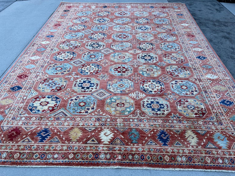 Hand-Knotted Afghan Rug Premium Hand-Spun Afghan Wool Fair Trade For ...