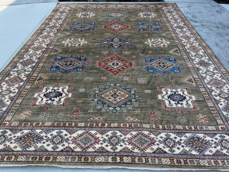 Hand-Knotted Afghan Rug Premium Hand-Spun Afghan Wool Fair Trade For ...