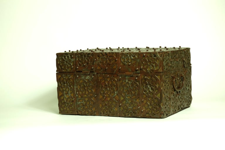 16th Century Metal/Wood Box, France For Sale at 1stDibs