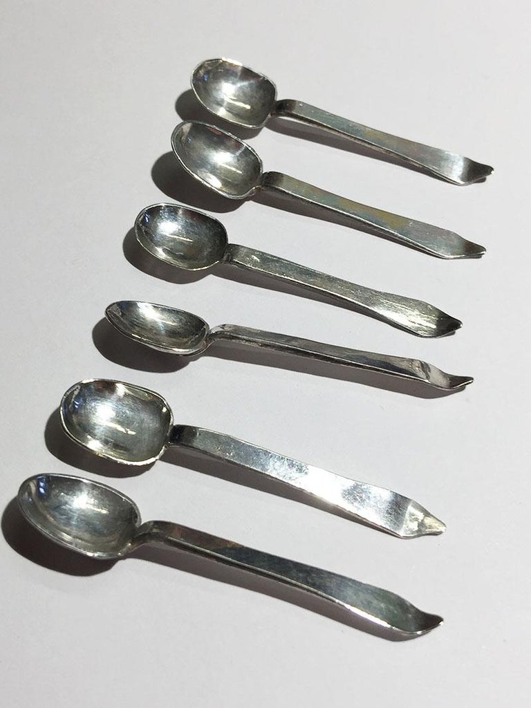 17th Century Dutch Miniature Dollhouse Silver Spoon Rack, 1693 at 1stDibs