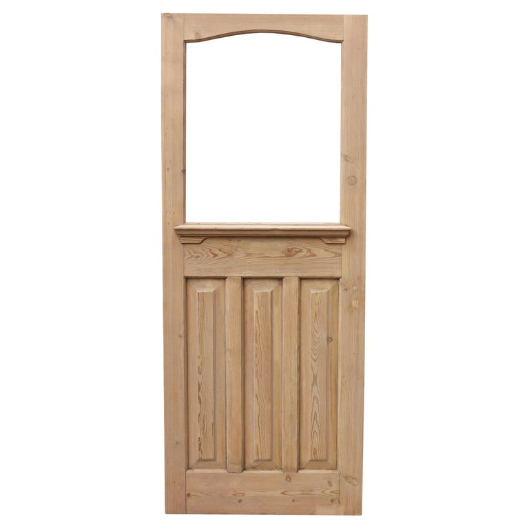 1930s Glazed Pine Front Door For Sale at 1stDibs | 1930s front door ...