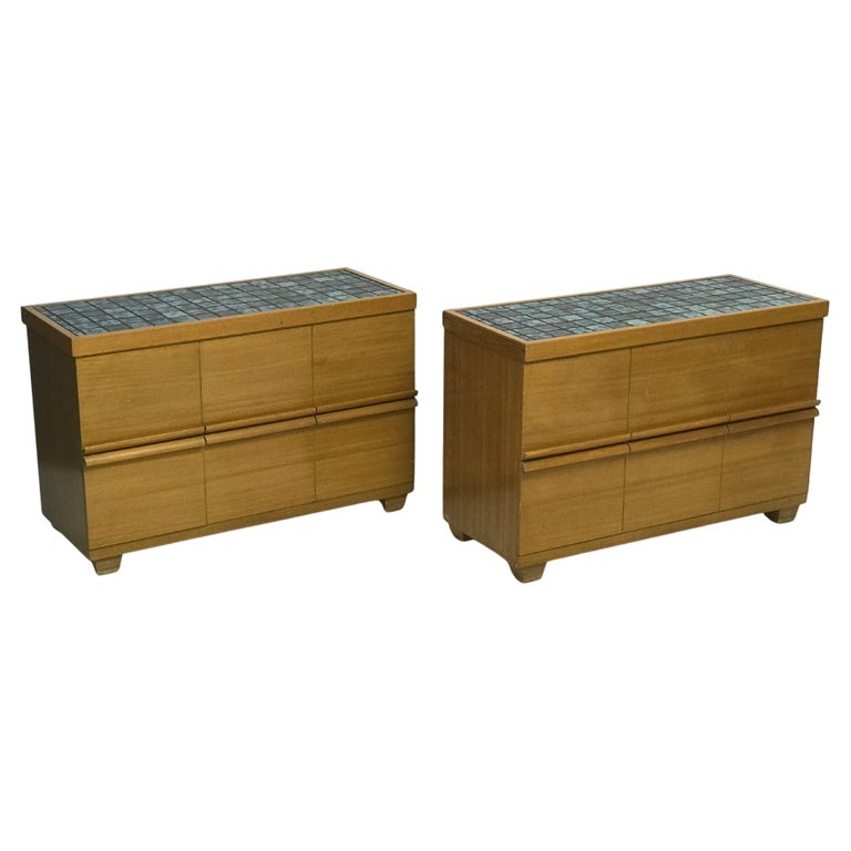 Ensemble de commodes modulaires modernes californiennes des années 1950 ...