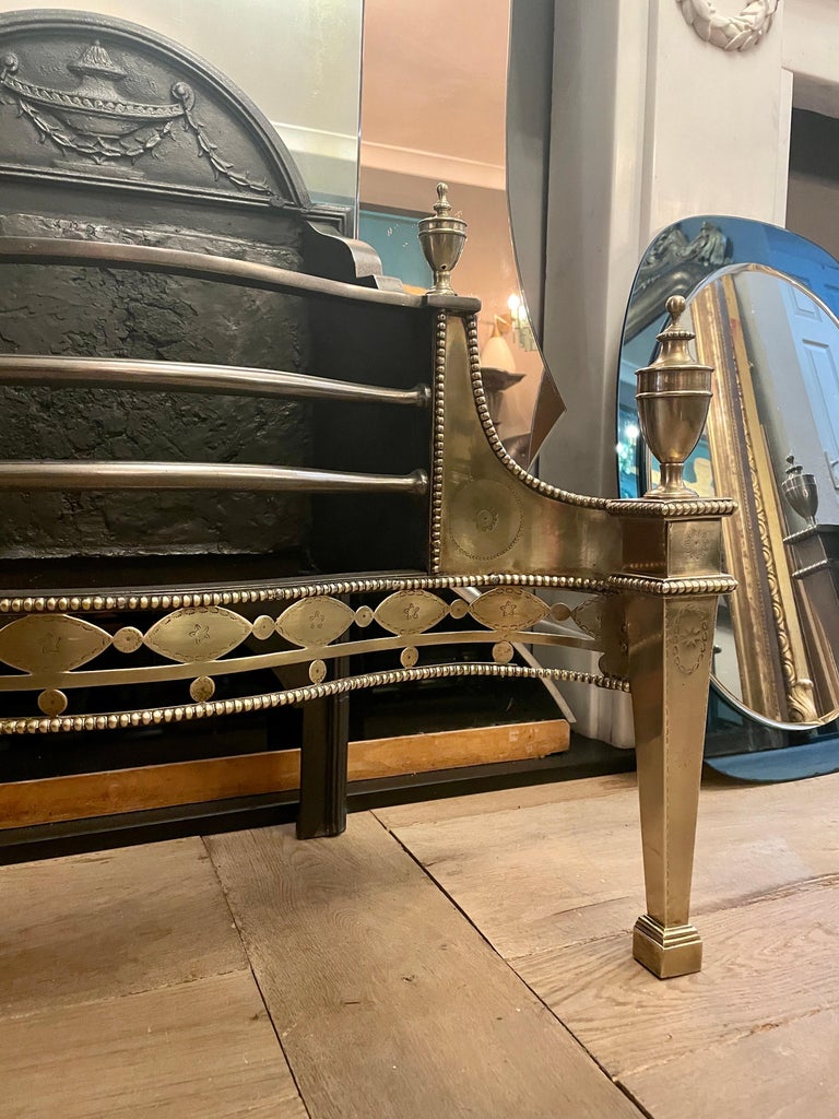 19th Century Adams Style Fire Grate by Thomas Elsley For Sale at 1stDibs