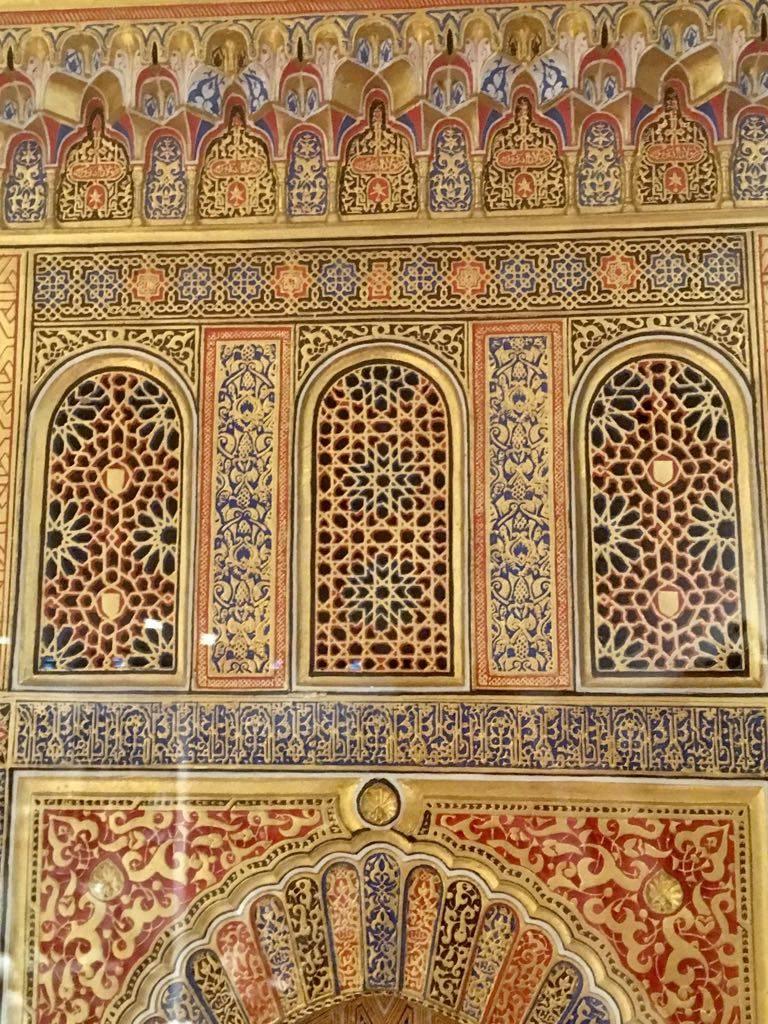 A 19th Century, Alhambra Plaque by Contreras, Spain For Sale at 1stDibs