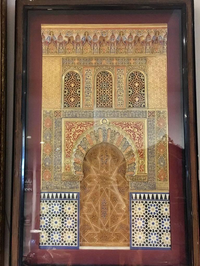 A 19th Century, Alhambra Plaque by Contreras, Spain For Sale at 1stDibs