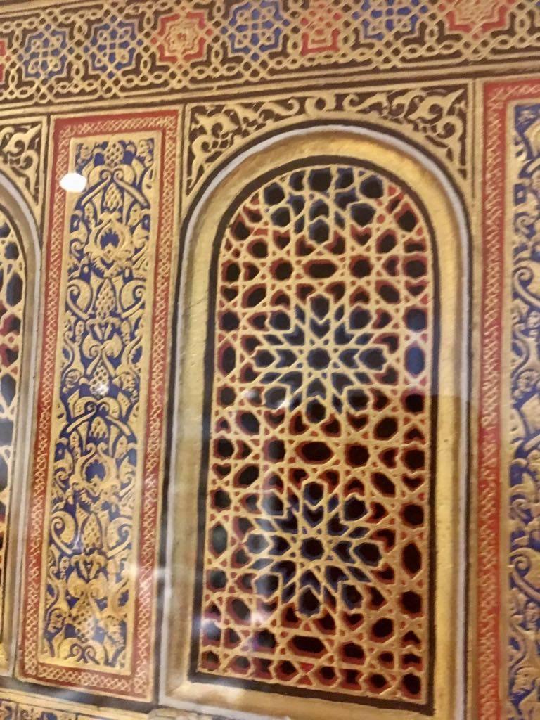 A 19th Century, Alhambra Plaque by Contreras, Spain For Sale at 1stDibs