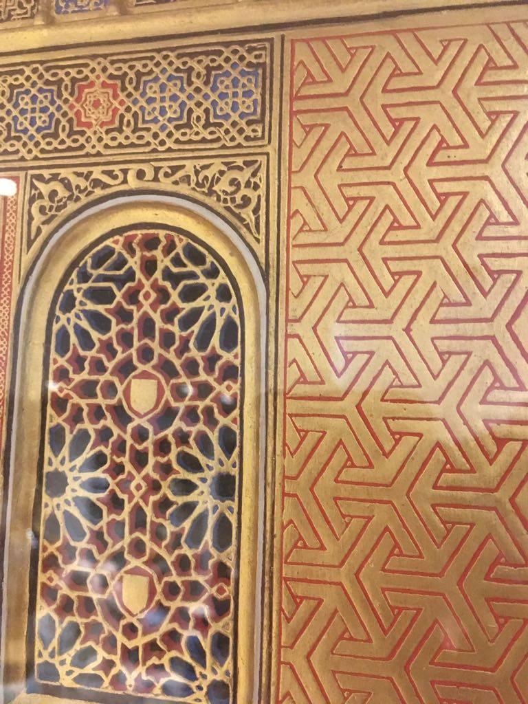 A 19th Century, Alhambra Plaque by Contreras, Spain For Sale at 1stDibs