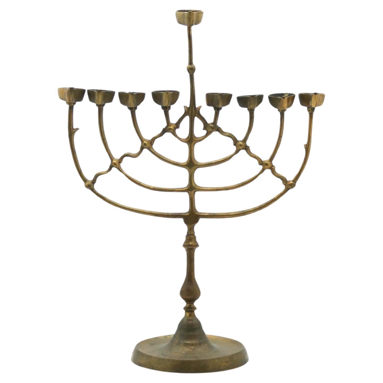 Vintage Wooden Mid Century Danish Modern Teak Kinetic Hanukkah Menorah ...