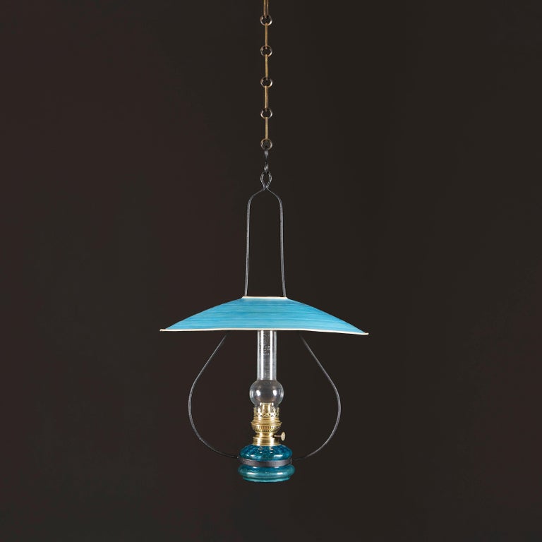 19th Century Campaign Hanging Light For Sale at 1stDibs