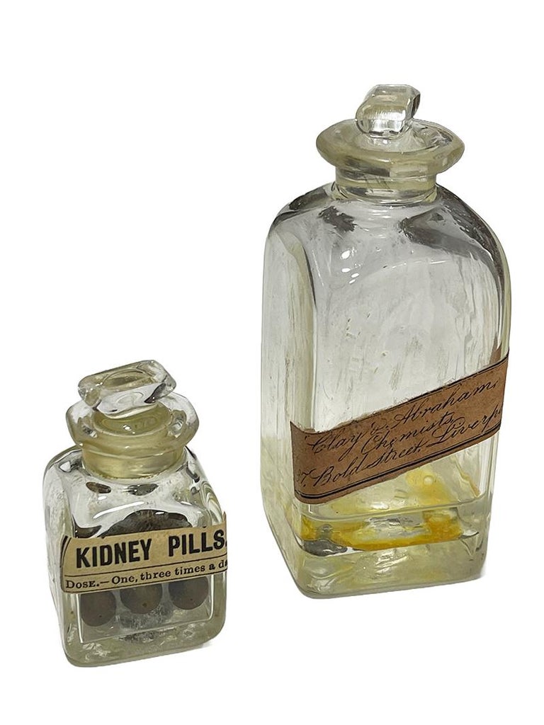 19th Century English Medicine Chest by Clay and Abraham, Liverpool For ...