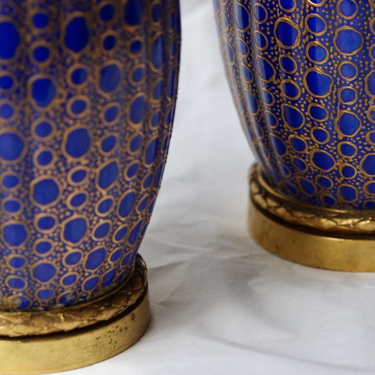 19th Century French Pair of Porcelain Vases at 1stDibs