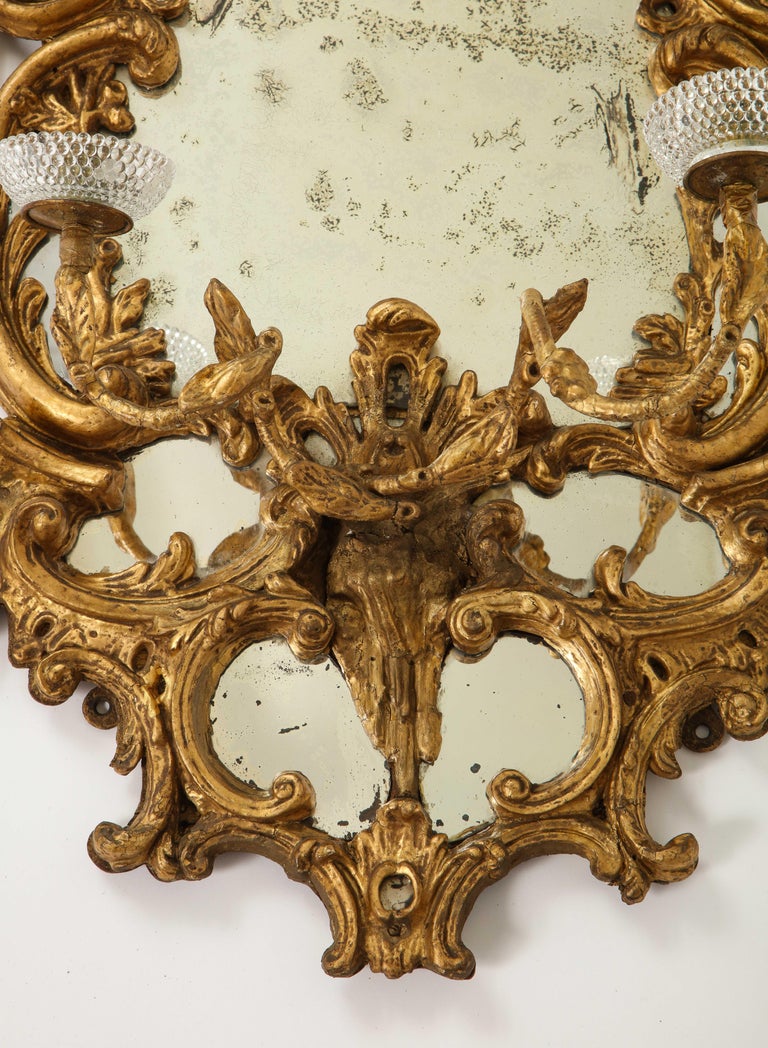 19th Century Gilt Carton Pierre Girandole For Sale at 1stDibs | carton ...