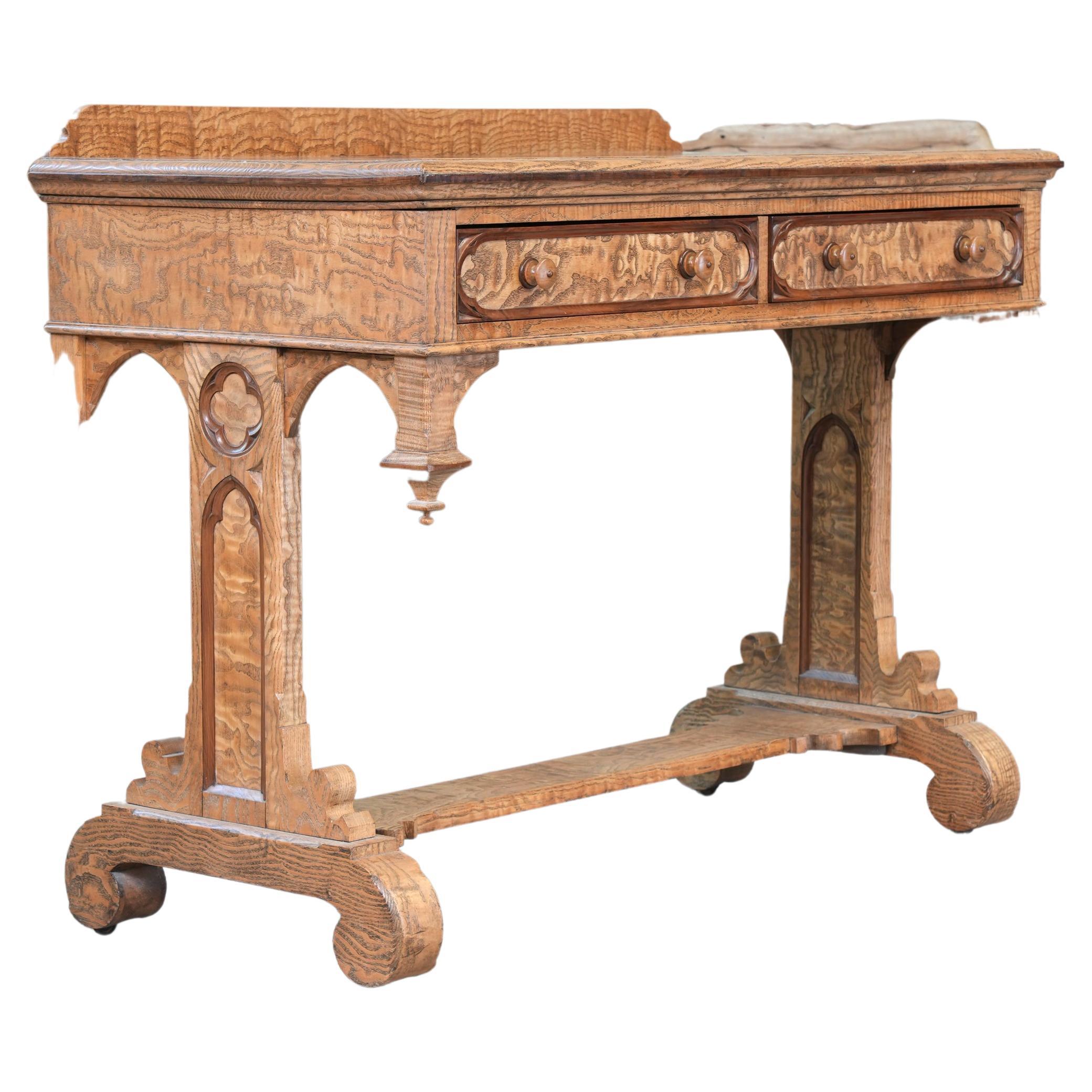 19th Century French Gothic Writing Table at 1stDibs