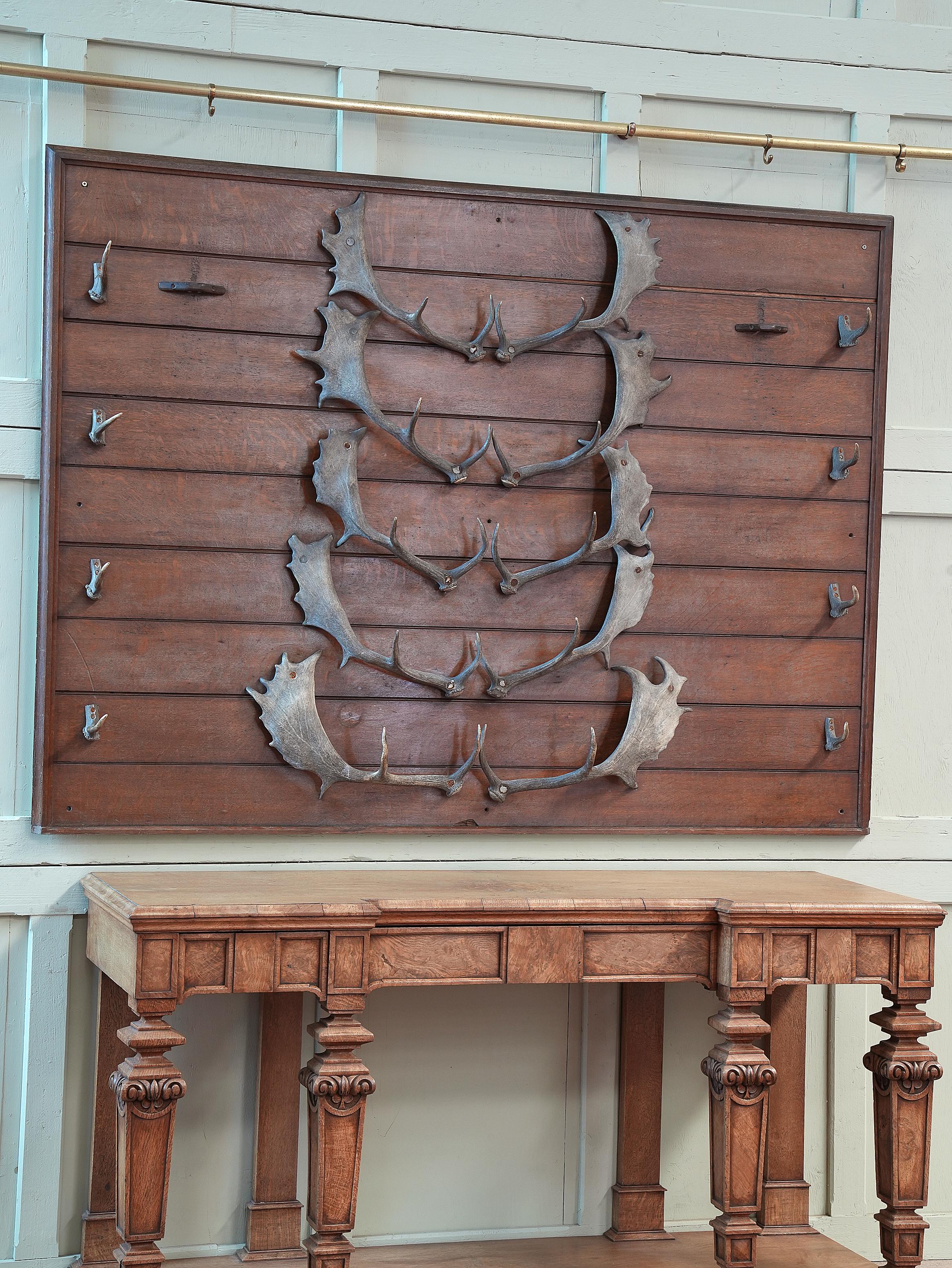 19th Century Stag Antler Fishing Rod Rack at 1stDibs