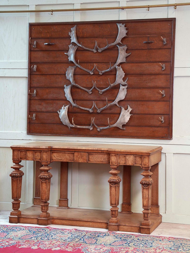 19th Century Stag Antler Fishing Rod Rack For Sale at 1stDibs