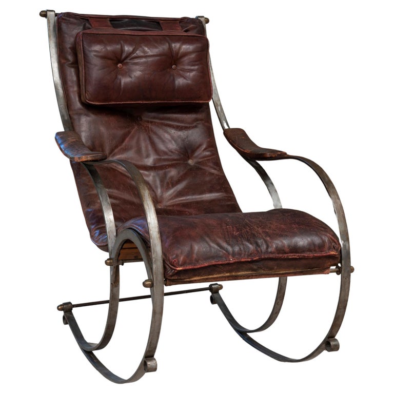 19th Century Winfield Portable Campaign Rocker at 1stDibs