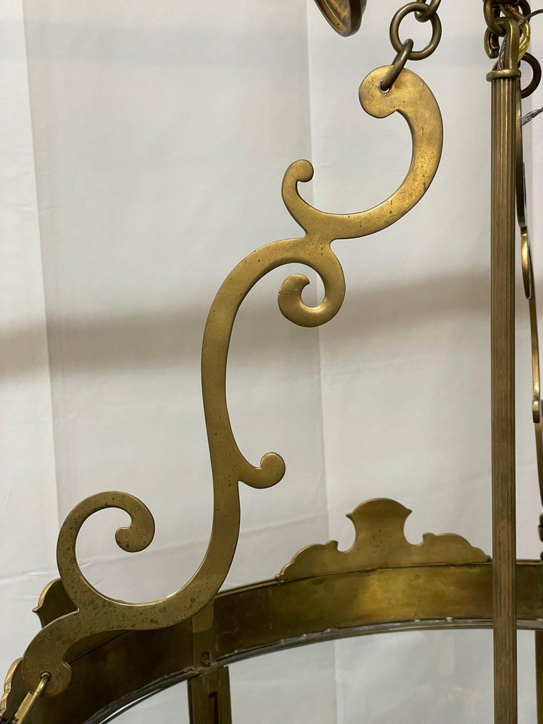 A 19th/Early 20th Century Solid Bronze Gothic Lantern, Six Lights ...
