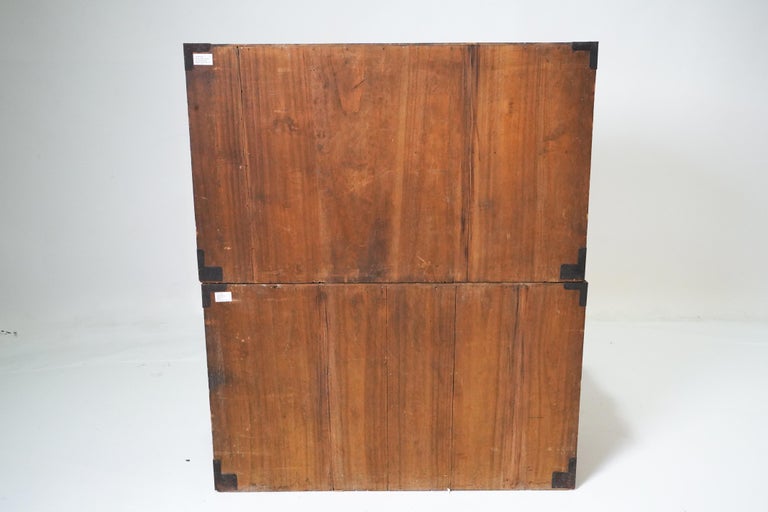 19th Century Antique Japanese Tansu Chest, 2 Parts For Sale at 1stDibs