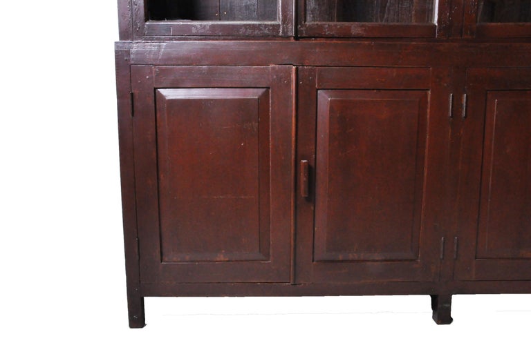 20th Century British Colonial Bookcase with Bottom Storage For Sale at ...