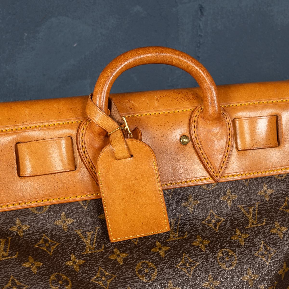 A 20th Century Louis Vuitton Steamer Bag In Monogram Canvas, Made In France For Sale at 1stDibs