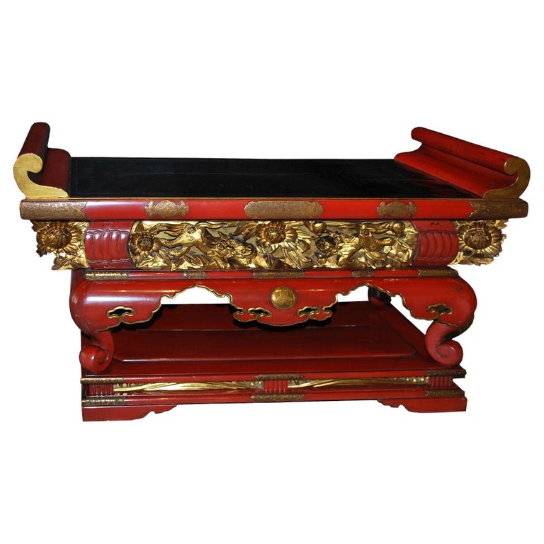 Antique Japanese Altar Table For Sale at 1stDibs
