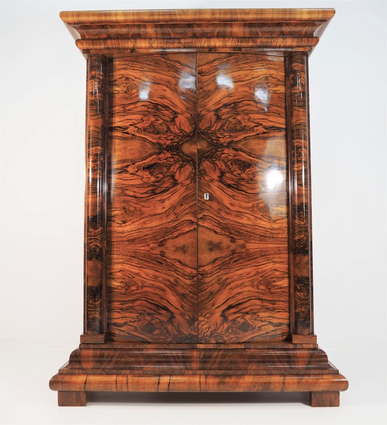 Beautiful and Unique Art Deco Wardrobe at 1stDibs