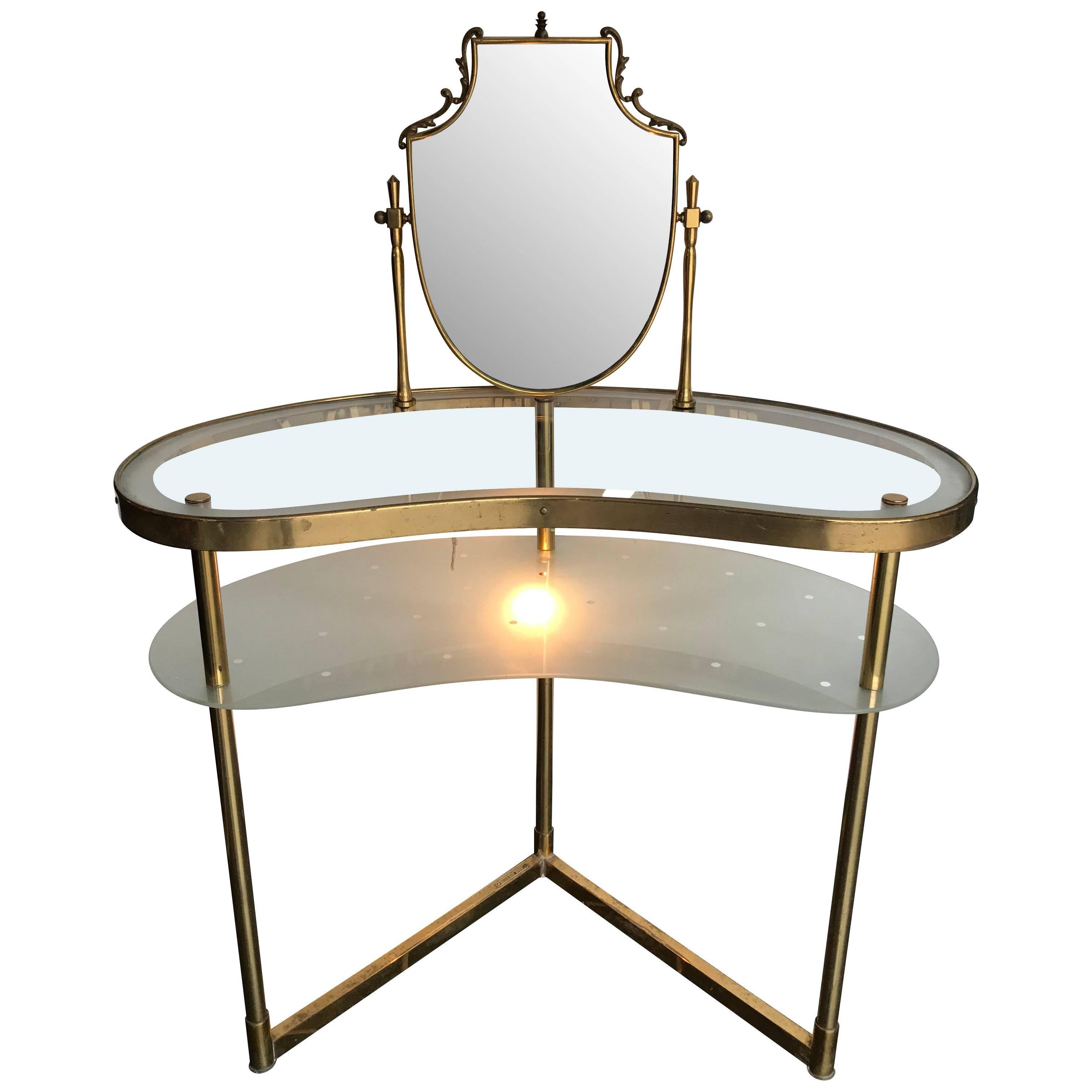 Beautiful Italian 1950s Dressing Table at 1stDibs | 1950's kidney ...