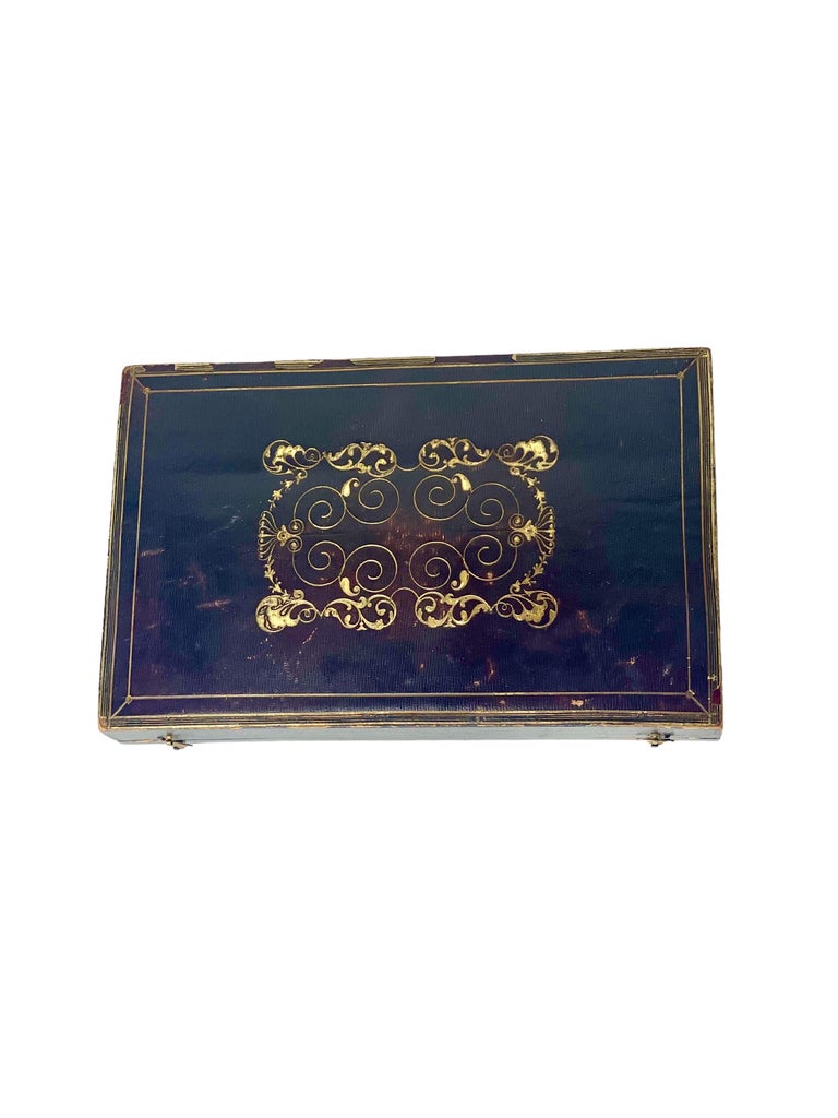 Set of Six French Vermeil Coffee Spoons For Sale at 1stDibs